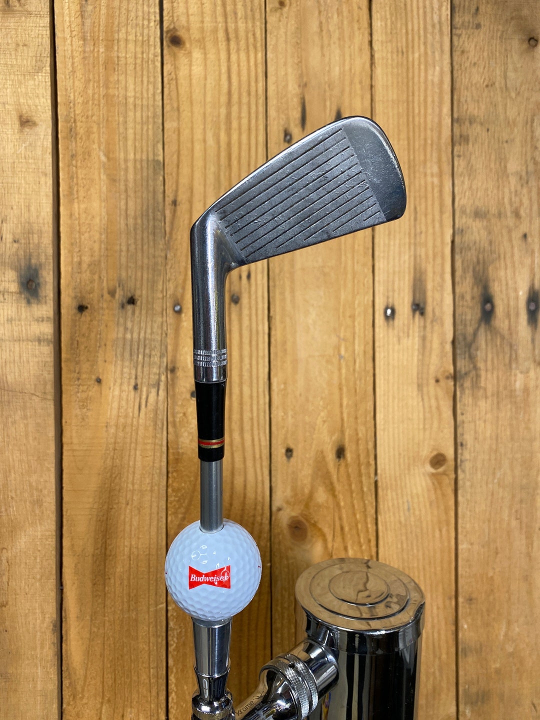 Budweiser Tap Handle for Beer Keg Kegerator Vintage Iron Golf Club and ...