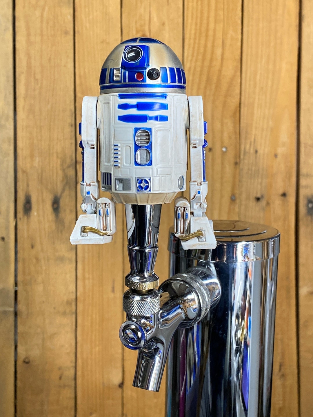 Star Wars R2D2 Beer Keg Tap Handle for Kegerator - Etsy