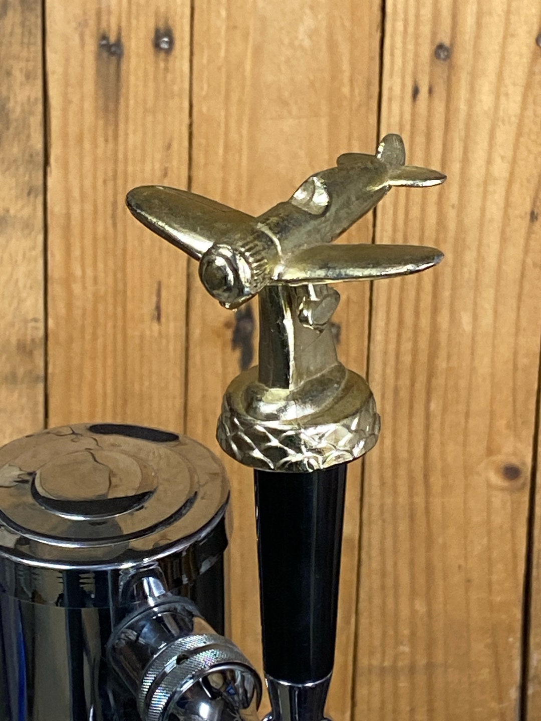 Airplane Beer Tap Handle Vintage Metal Pilot Trophy - Etsy