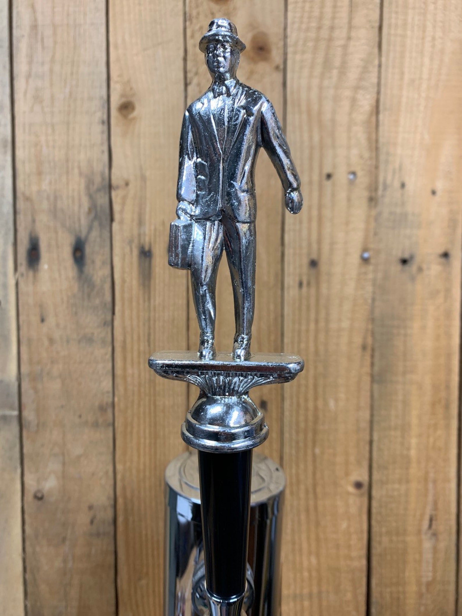 Salesman Trophy Tap Handle for Beer Keg Kegerator Silver Metal - Etsy