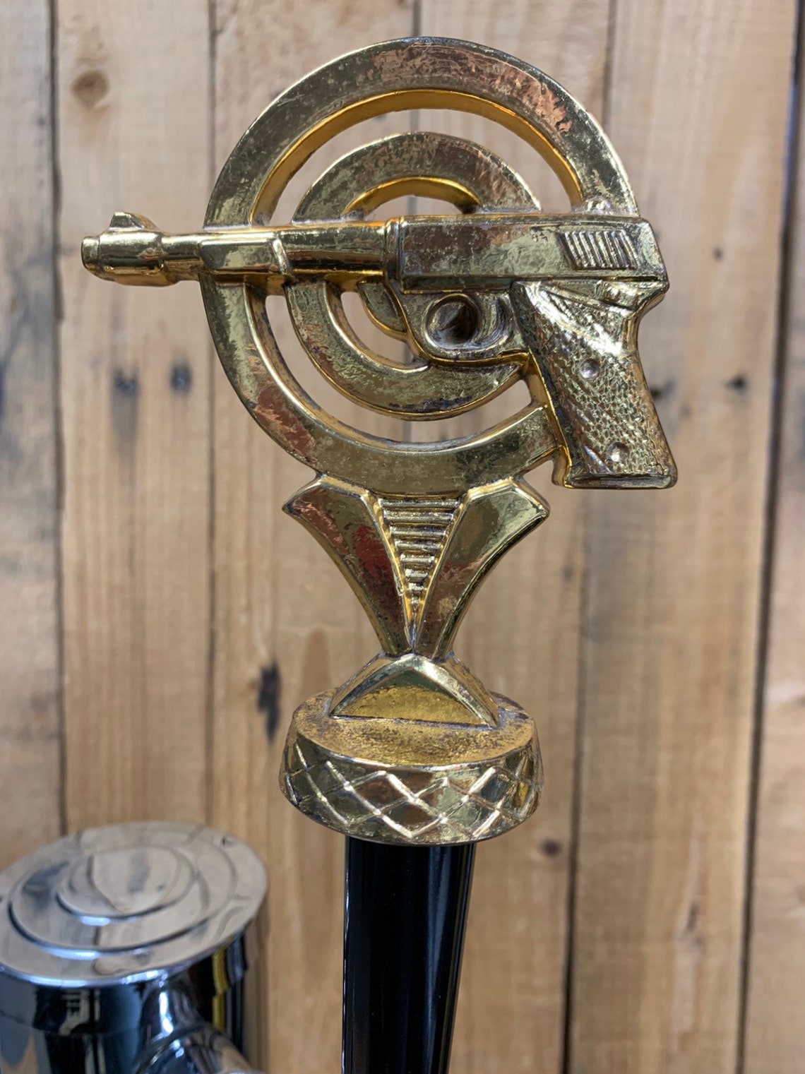 Pistol Shooting Trophy Tap Handle for Beer Kegerator | Etsy