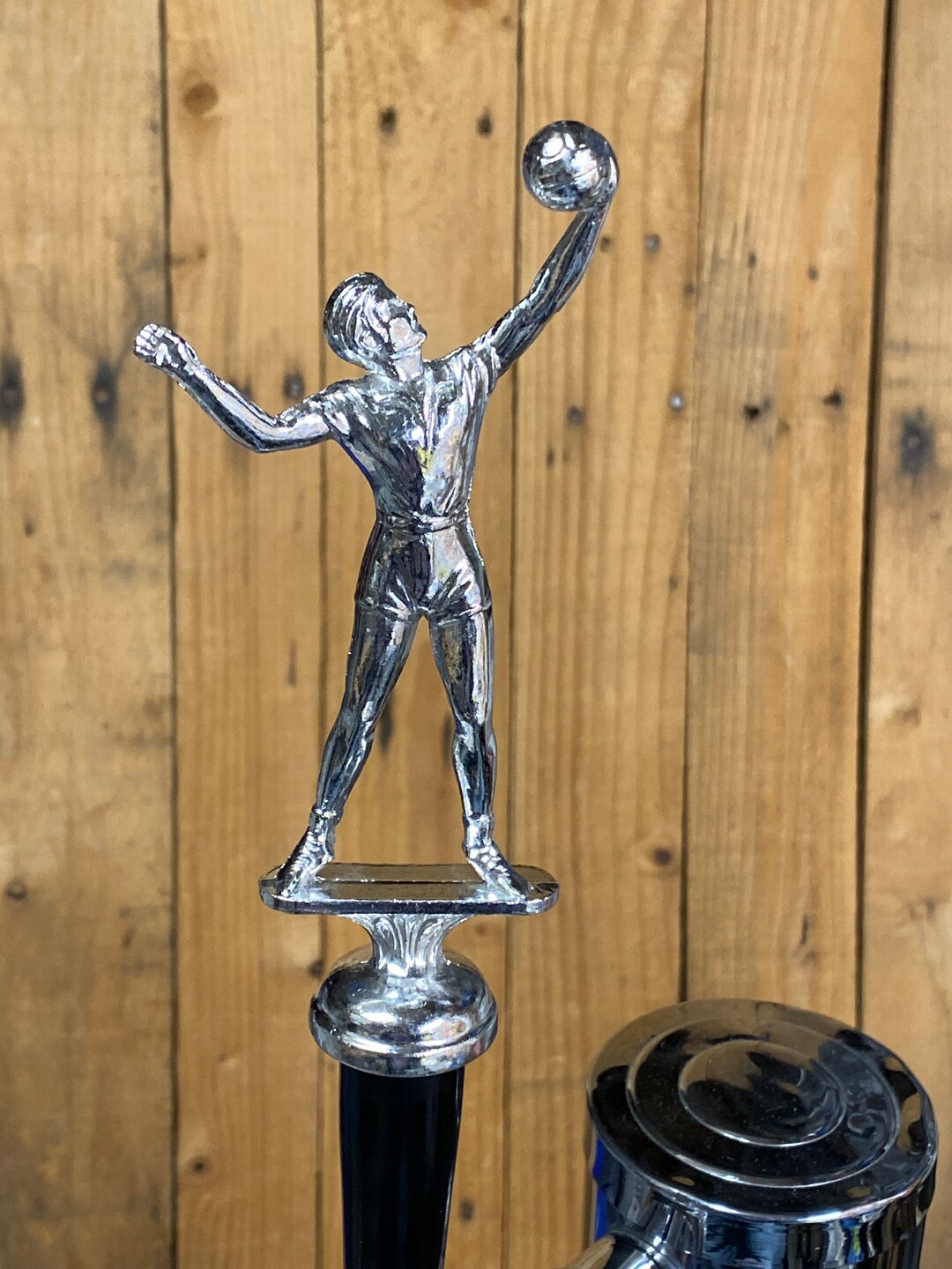Volleyball Tap Handle for Beer Keg Kegerator Vintage Mens Silver Metal ...