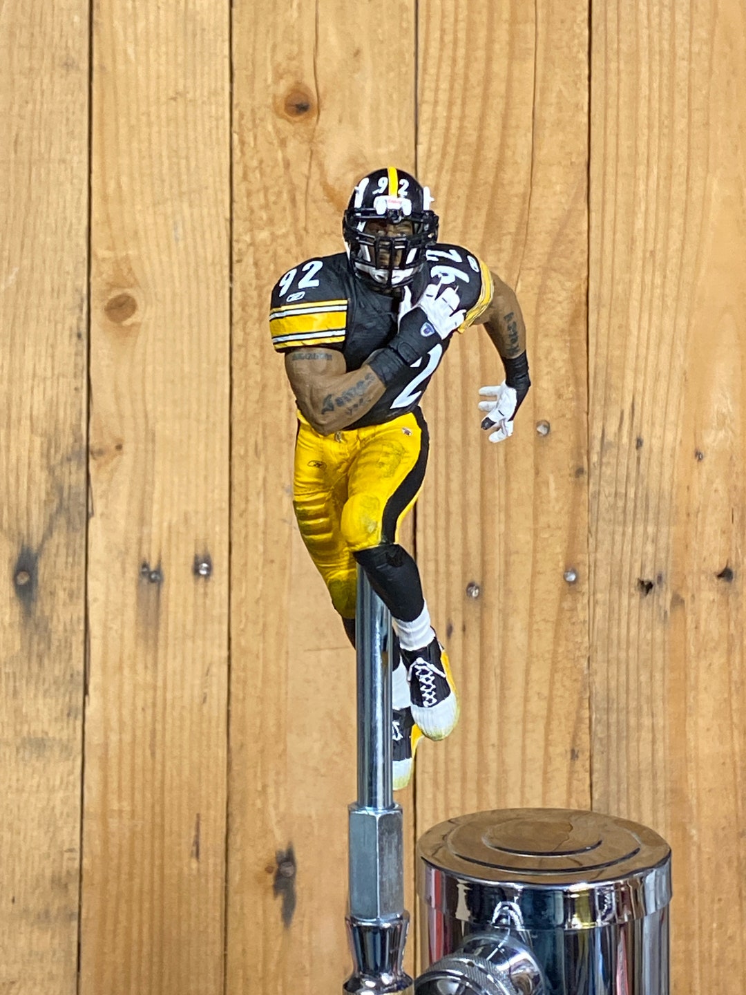 Pittsburgh Steelers Tap Handle for Beer Keg Kegerator James Harrison - Etsy