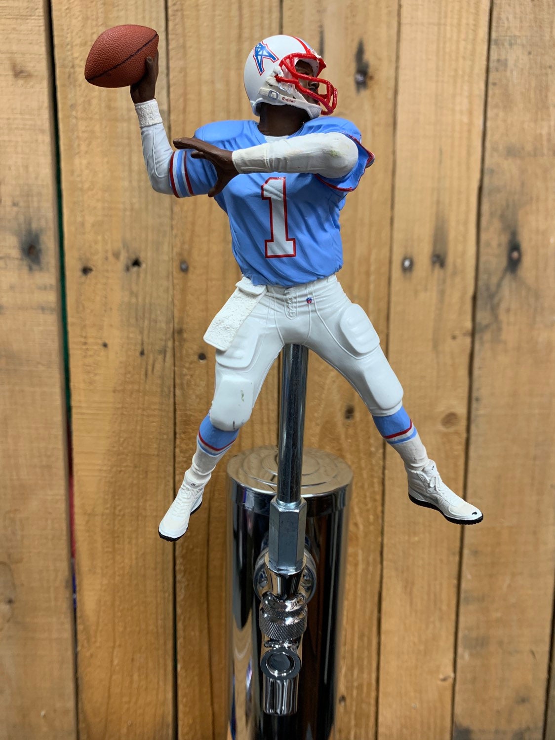 Houston Oilers Beer Keg Tap Handle NFL Warren Moon Retro | Etsy