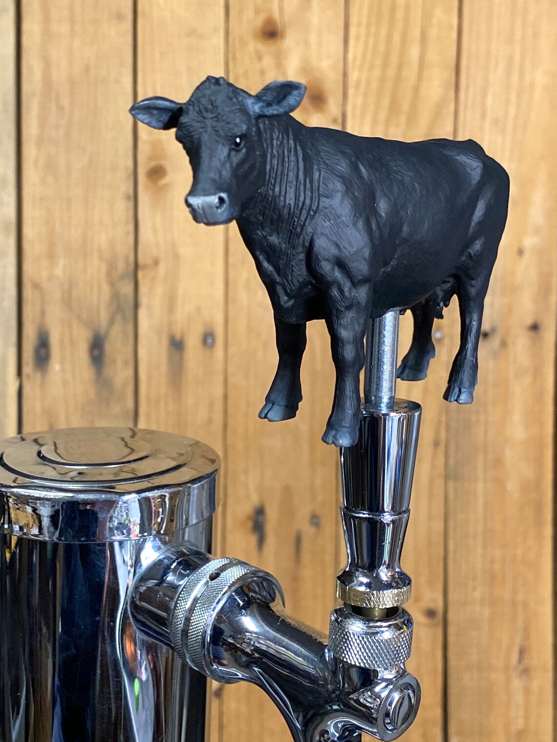 Black Angus Cow Beer Tap Handle - Etsy