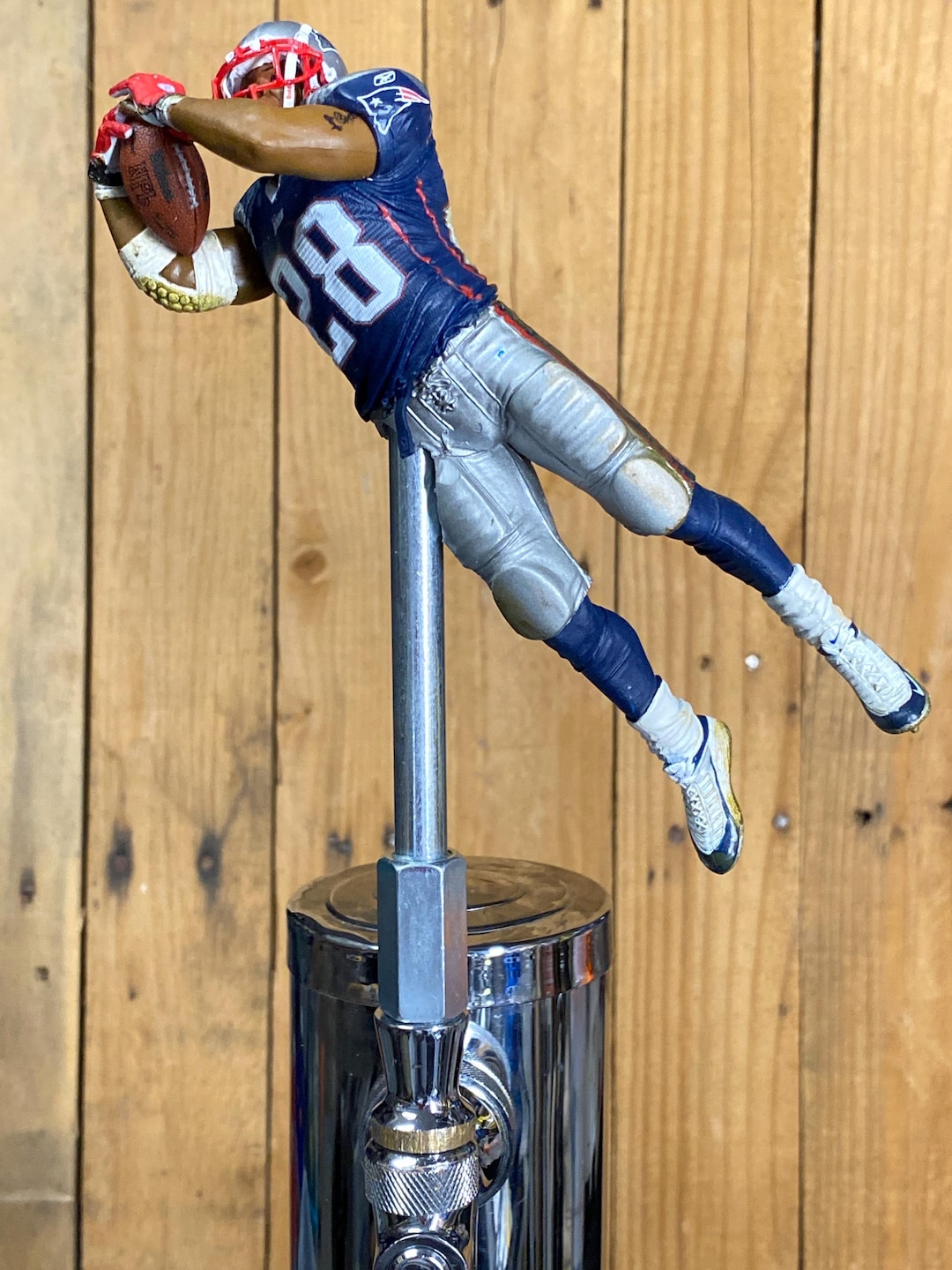 New England Patriots Football Tap Handle for Beer Keg Kegerator - Etsy