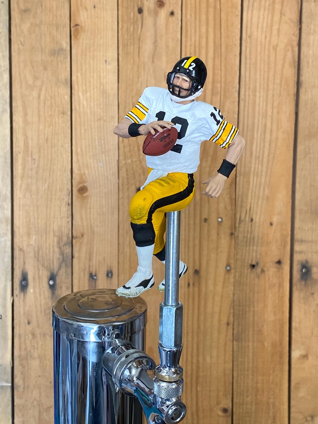 Pittsburgh Steelers Beer Tap Handle Terry Bradshaw NFL Football ...