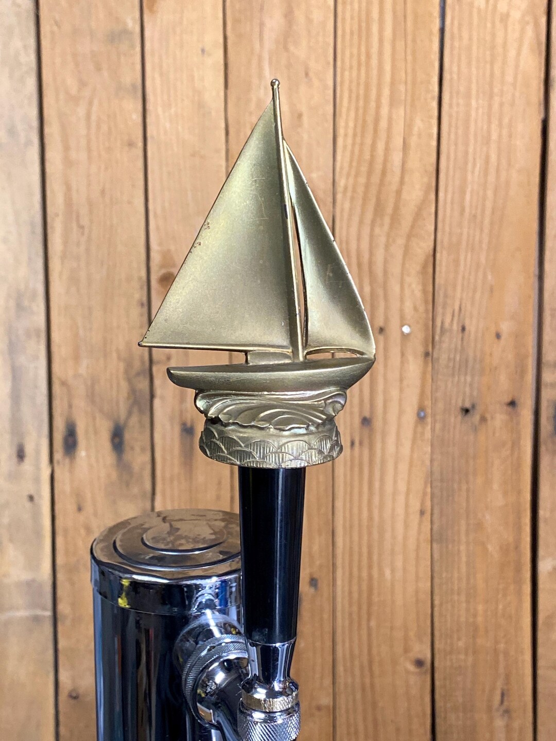 Sailboat Beer Tap Handle Metal Trophy Top Sailing Boat Sailor Gift ...