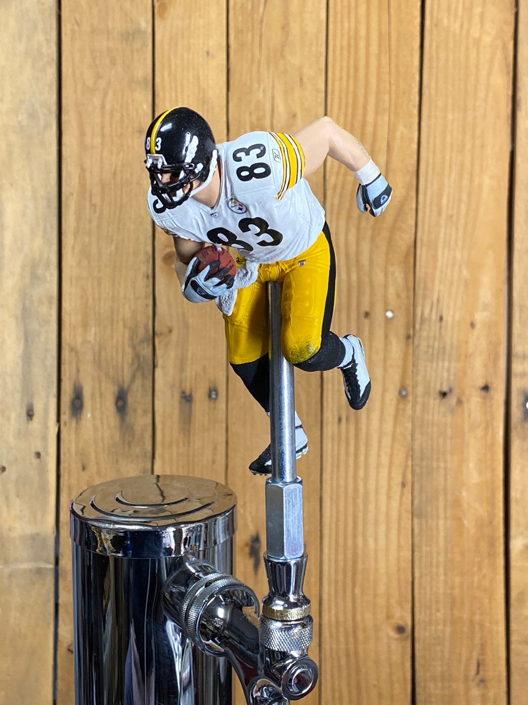 Pittsburgh Steelers Tap Handle for Beer Keg Kegerator Miller White ...