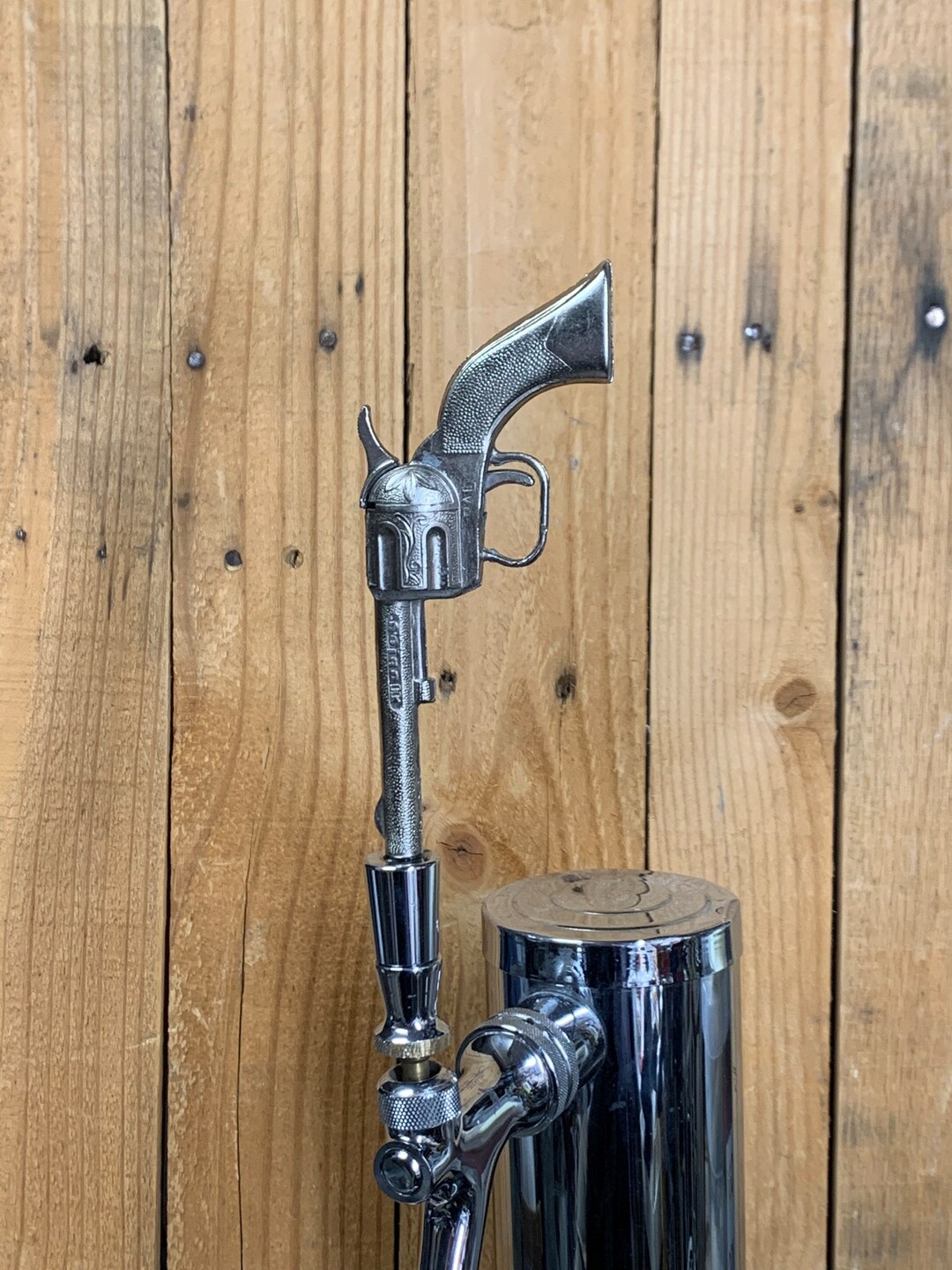 Western Revolver Mini Tap Handle for Beer Keg Vintage Metal - Etsy