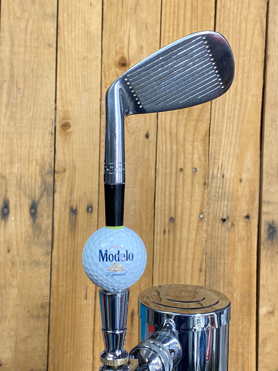 Modelo Beer Tap Handle for Draft Beer Keg Kegerator 9 Iron Golf Club ...
