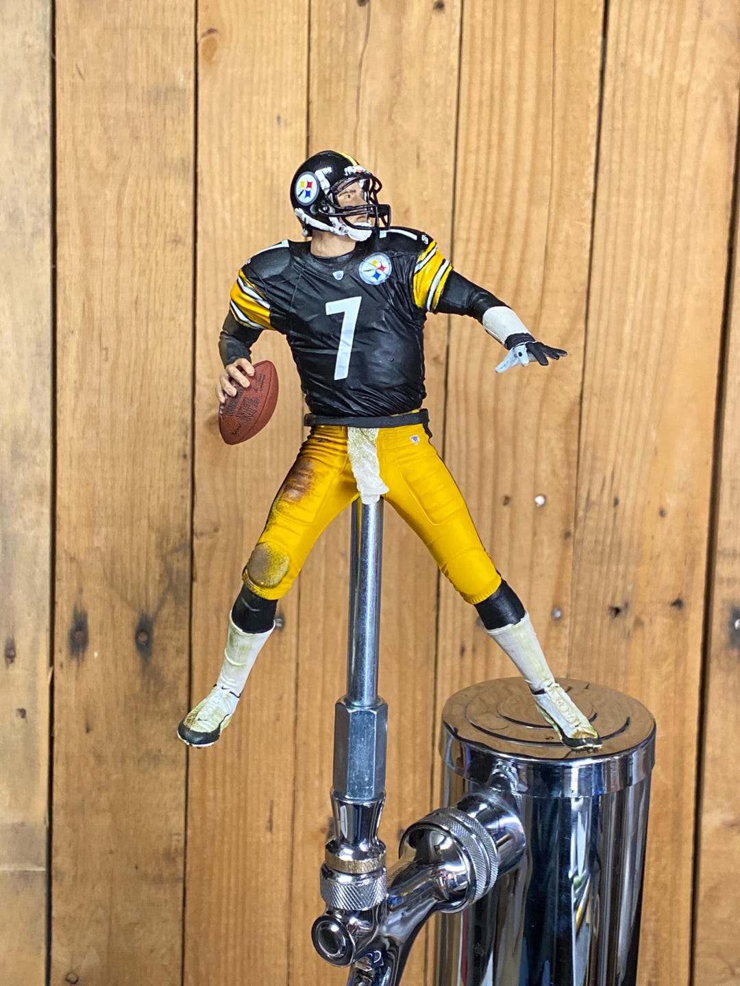Pittsburgh Steelers Tap Handle for Beer Keg Kegerator NFL Football Ben ...