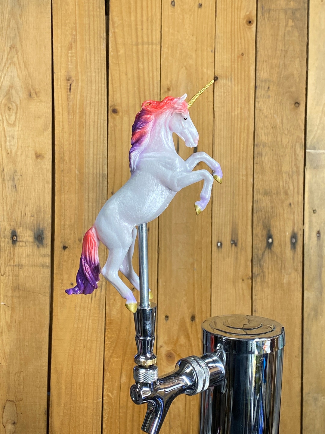Unicorn Beer Keg Tap Handle - Etsy