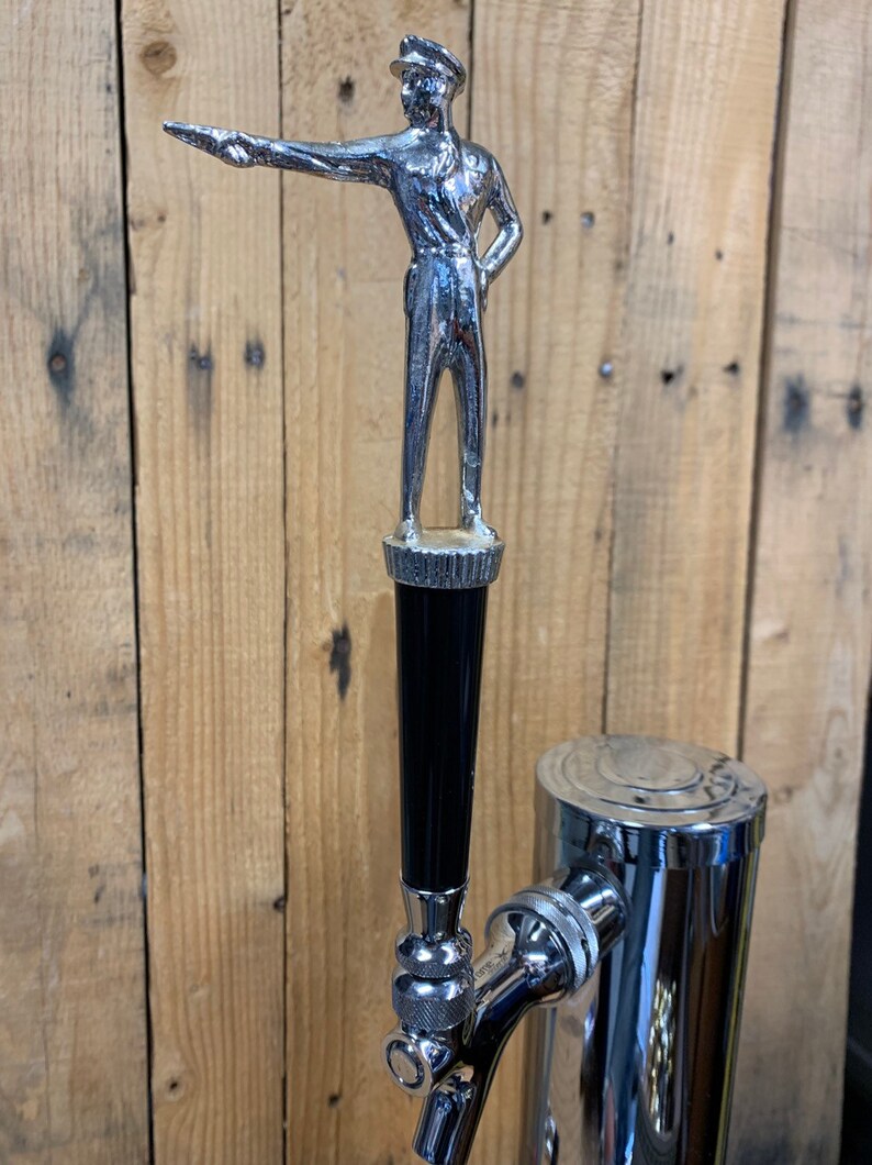 Policeman Tap Handle for Beer Keg Vintage Metal Trophy | Etsy
