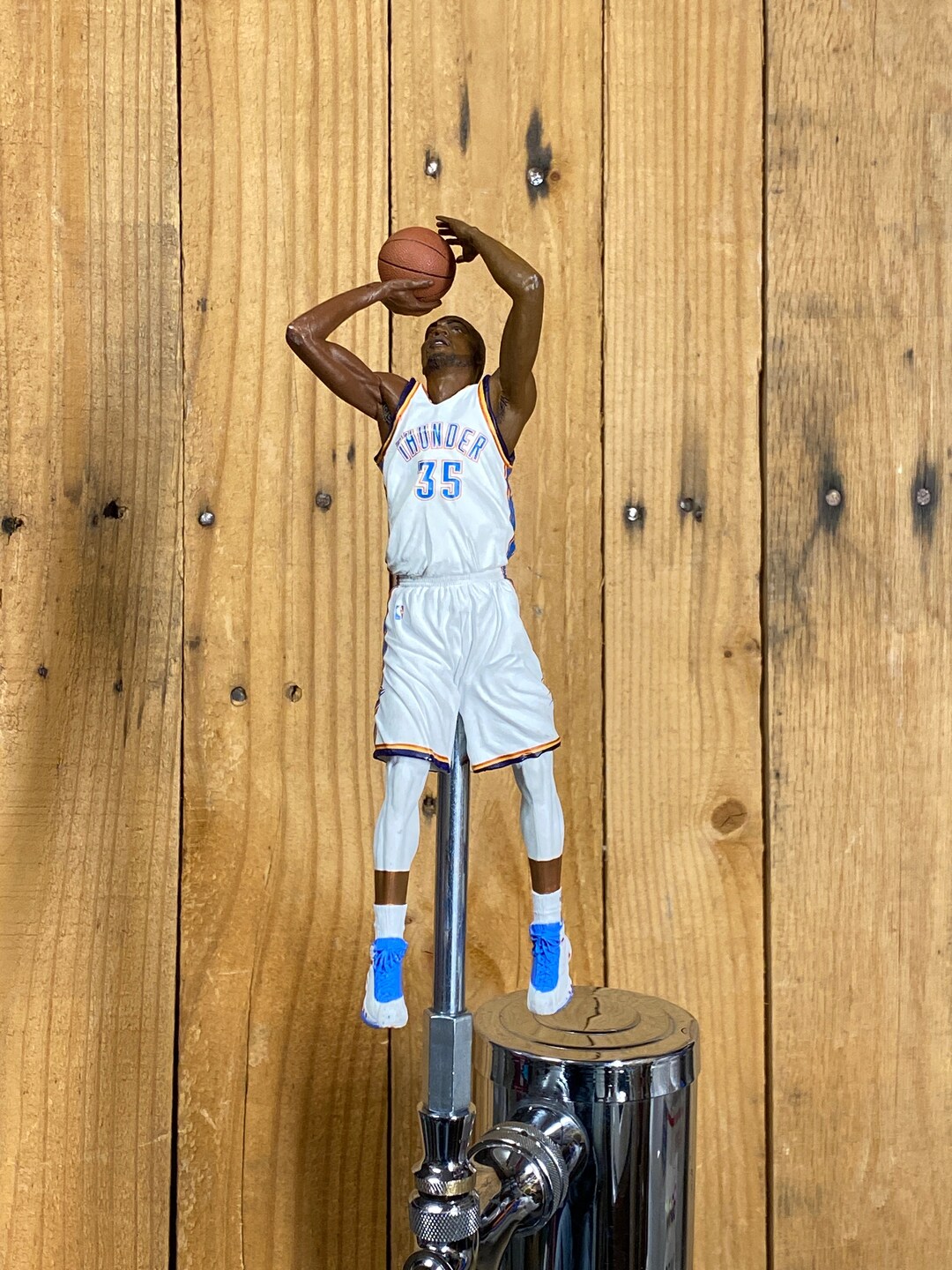 Oklahoma City Thunder Basketball Beer Keg Tap Handle Kevin Durant NBA ...