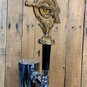 Pistol Shooting Trophy Tap Handle for Beer Kegerator - Etsy