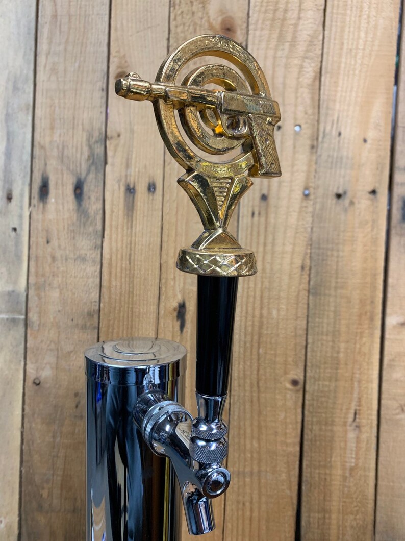 Pistol Shooting Trophy Tap Handle for Beer Kegerator | Etsy