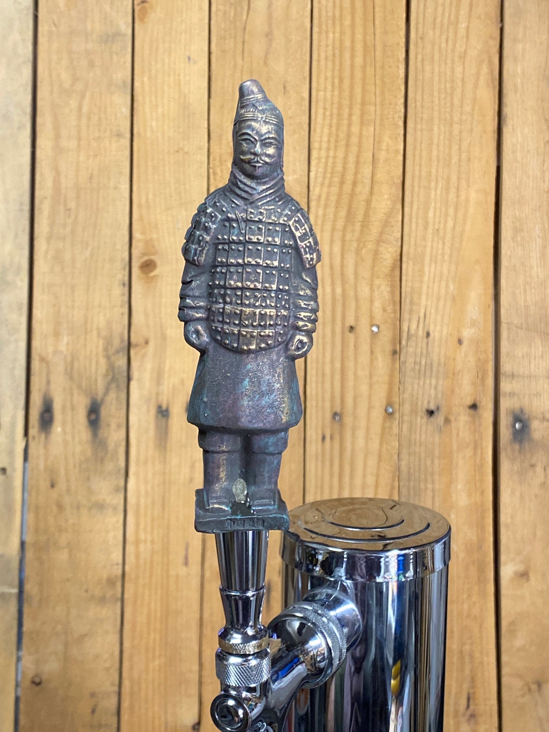 Chinese Warrior Beer Keg Tap Handle Terracotta Army Side Bob - Etsy