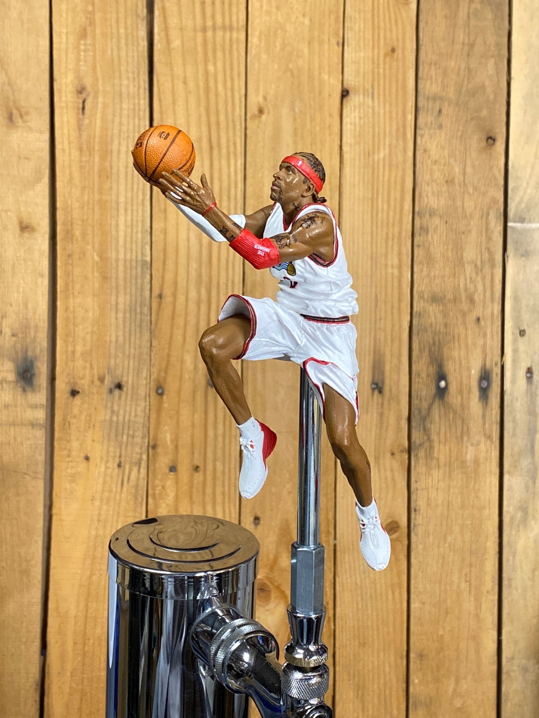 Philadelphia 76ers Beer Keg Tap Handle NBA Allen Iverson - Etsy