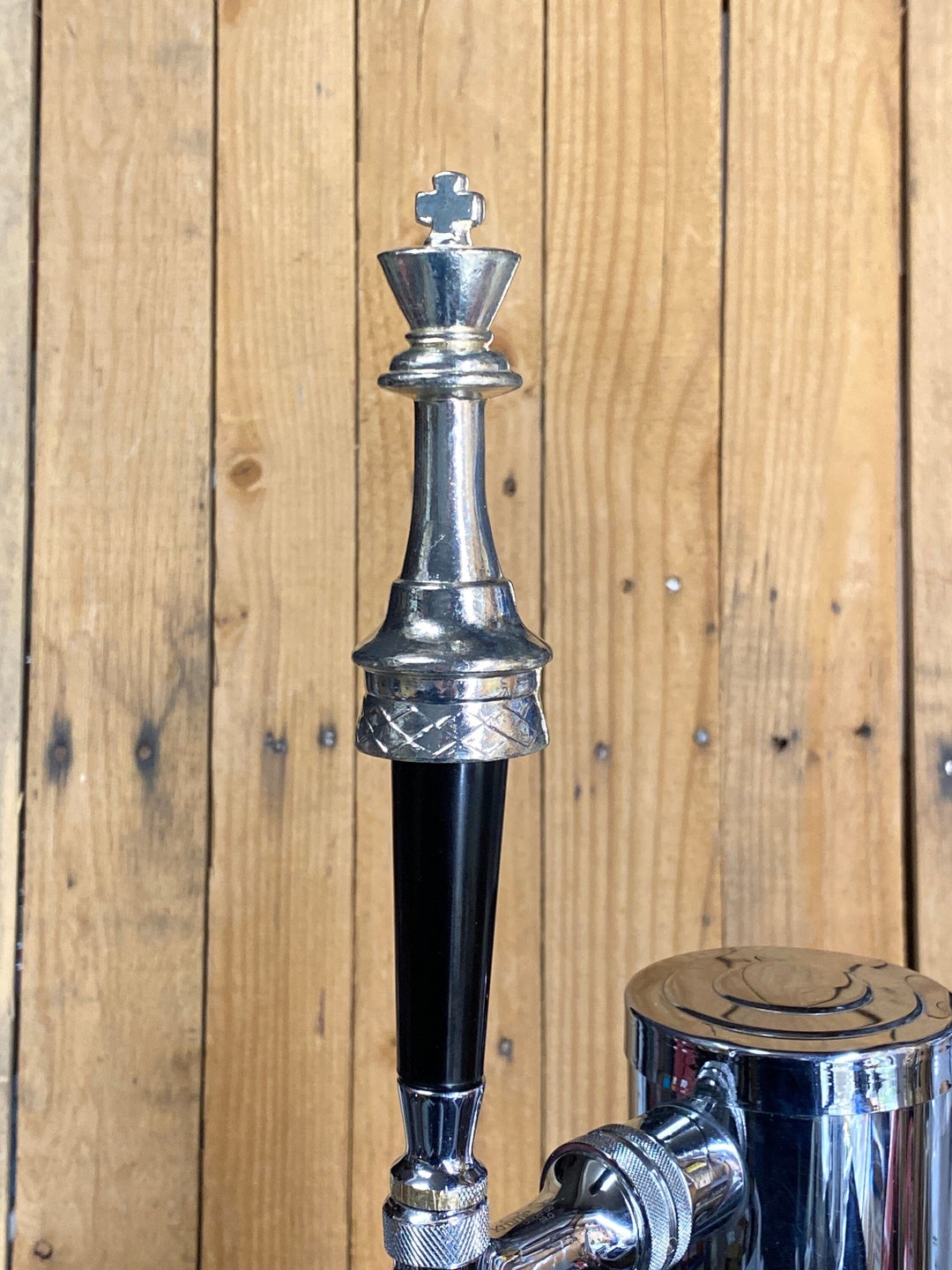 Chess King Beer Tap Handle - Etsy