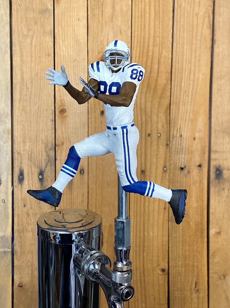 Indianapolis Colts Beer Keg Tap Handle for Kegerator Marvin Harrison - Etsy
