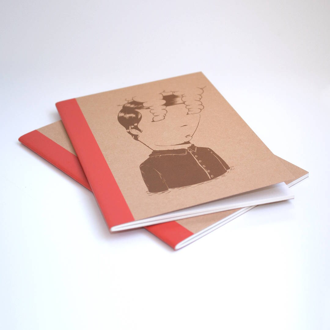 Screen Printed Sketchbook & Notebook - Etsy