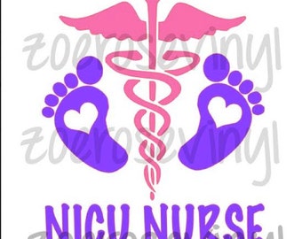Nicu nurse decal | Etsy
