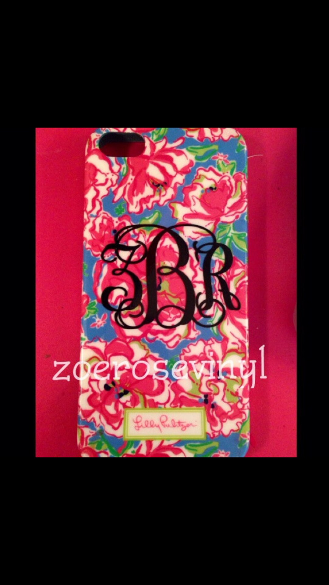 IPhone Interlocking Monogram - Etsy
