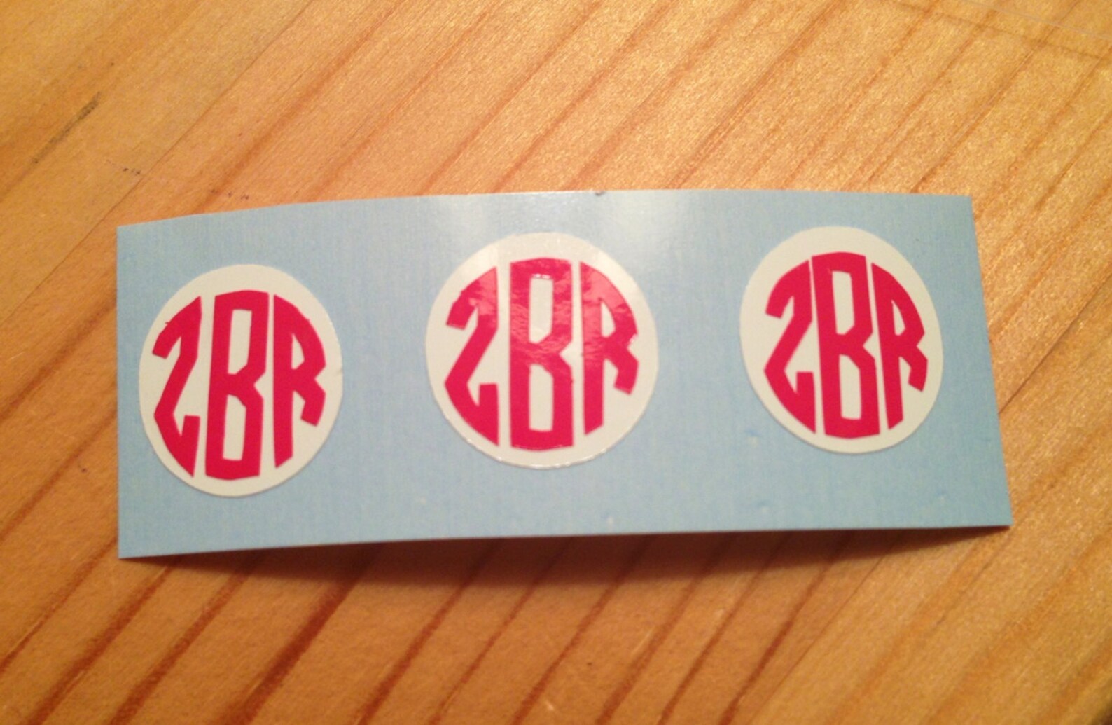 Set of 6 iPhone Home Button Circle Monogram Decals - Etsy