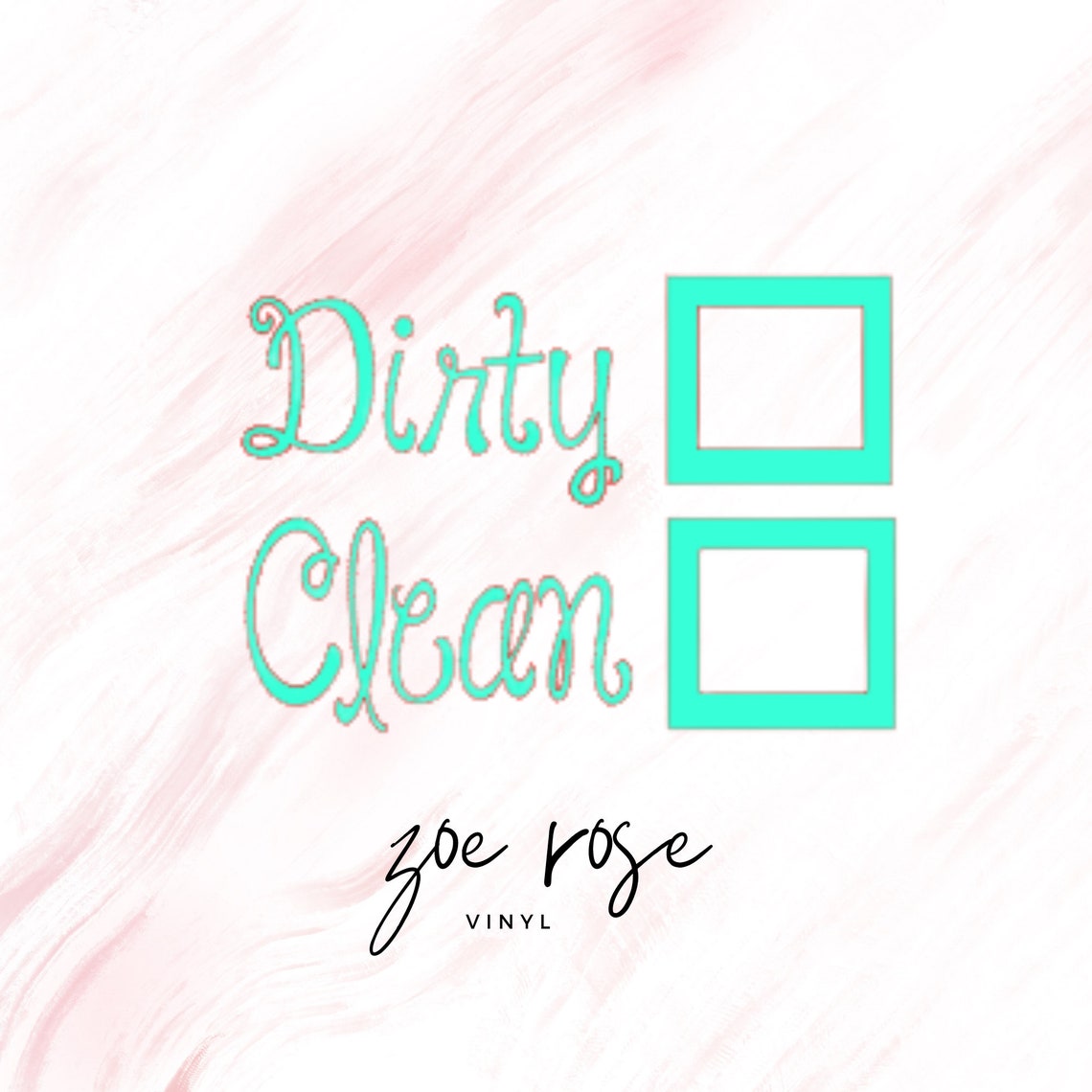 Dishwasher Clean/dirty Vinyl Decal - Etsy