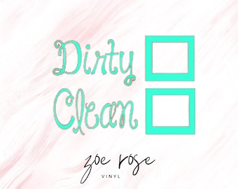 Clean Masks and Dirty Masks Label Decals for Bins - Etsy