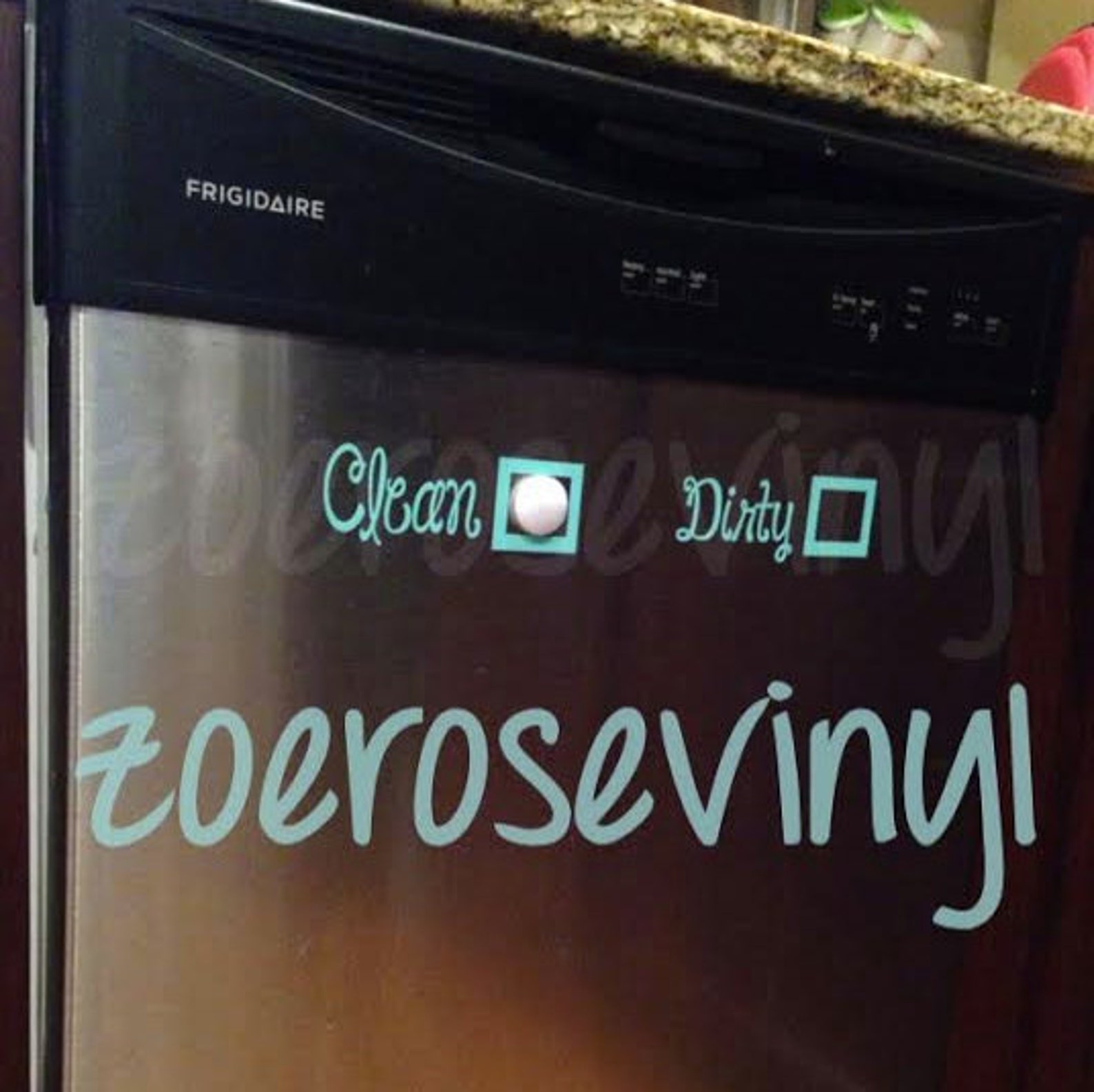 Dishwasher Clean/dirty Vinyl Decal - Etsy