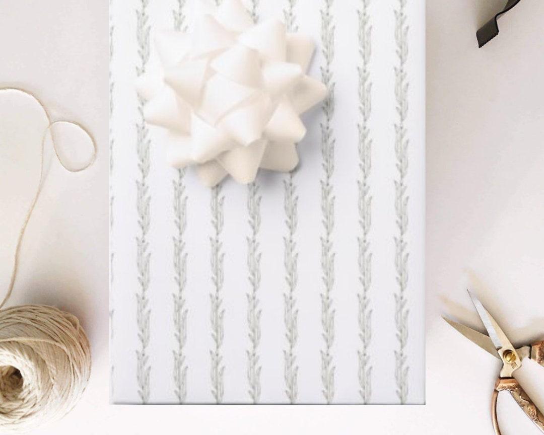 Green Ivy Wrapping Paper, Birthday Party wrapping, gift, bride wrapping ...