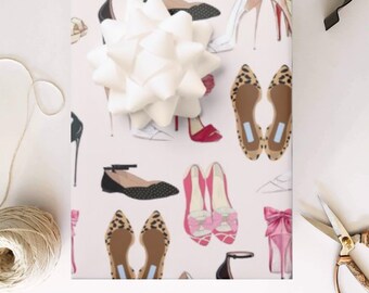 Shoes Wrapping Paper | Etsy