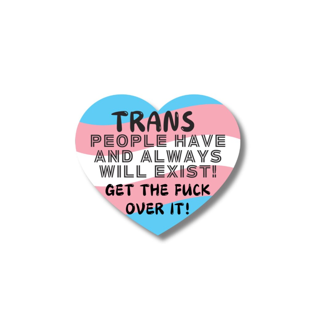 STICKER Trans People Exist, Trans Rights, LGBTQ Stickers, Planner ...