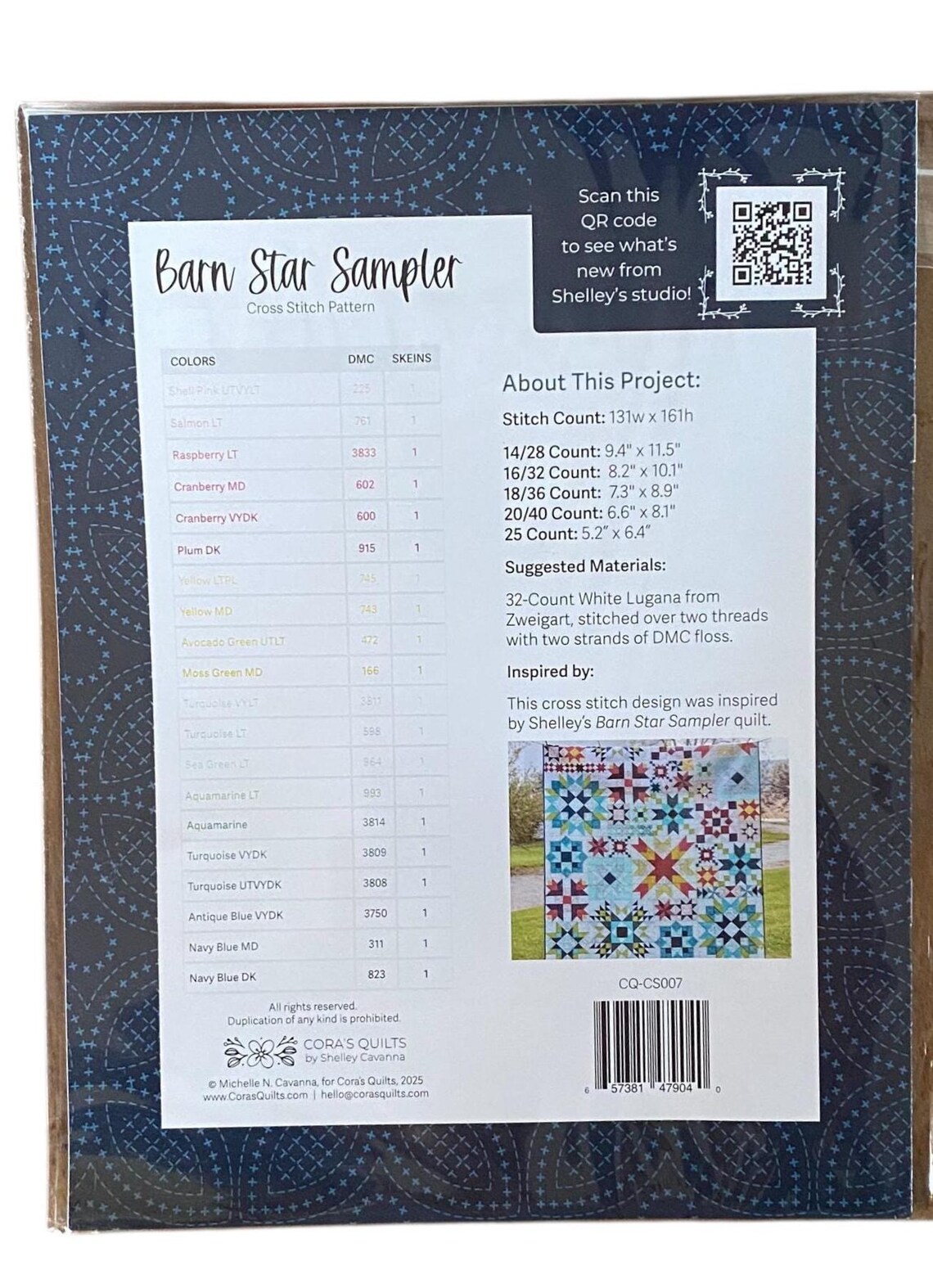 Barn Star Sampler Cross Stitch Pattern | Quilt Block Stars | Quilter ...