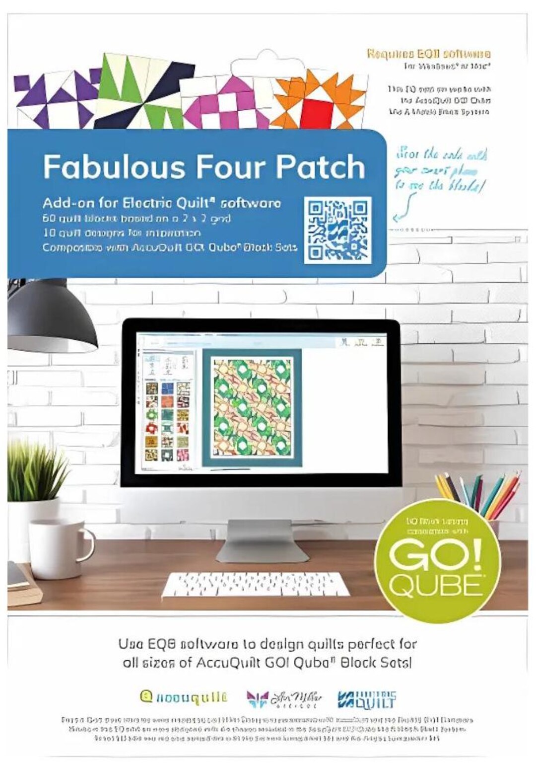 Accuquilt Fabulous Four Patch / EQ8 Add on / EQ8 Block Library ...