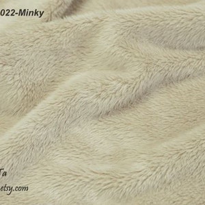 Minky Fabric, Ultra Soft Cuddly Velboa Microfiber Smooth Fabric, 22 ...