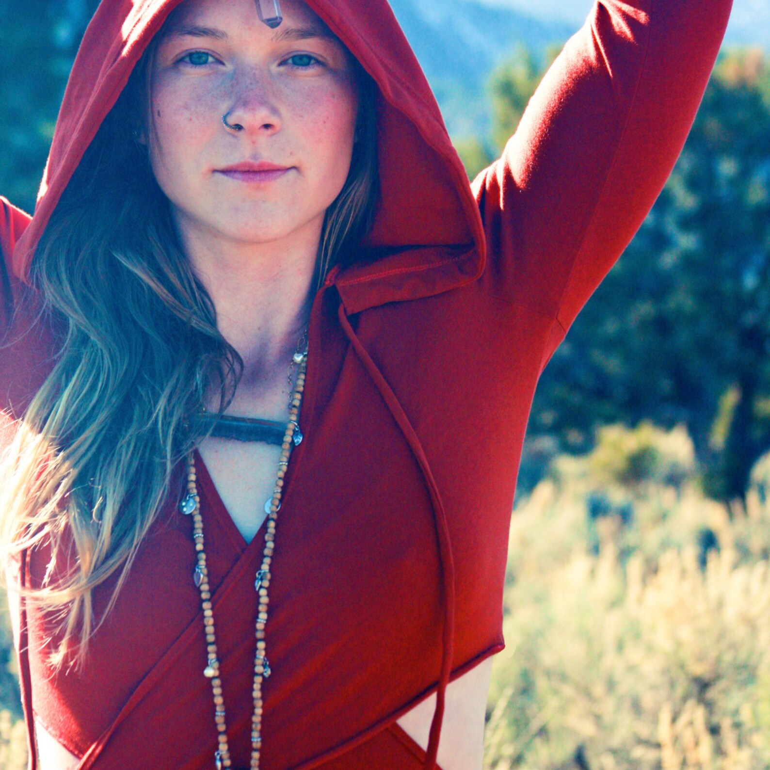 Hooded Wrap Top - Etsy