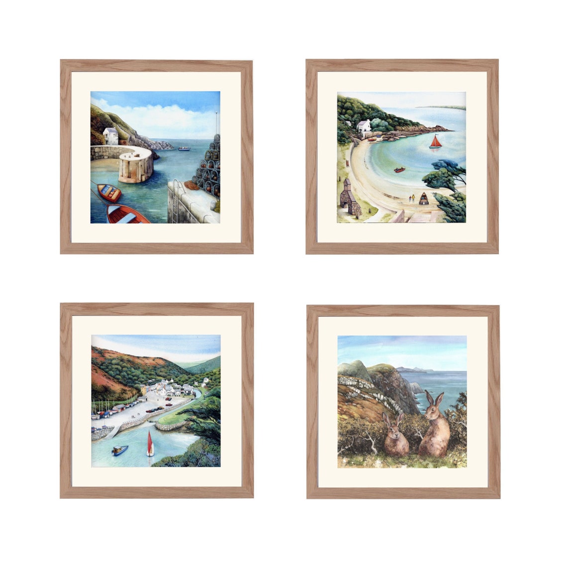 Porthgain Harbour | Original Painting of Pembrokeshire | Watercolour of ...
