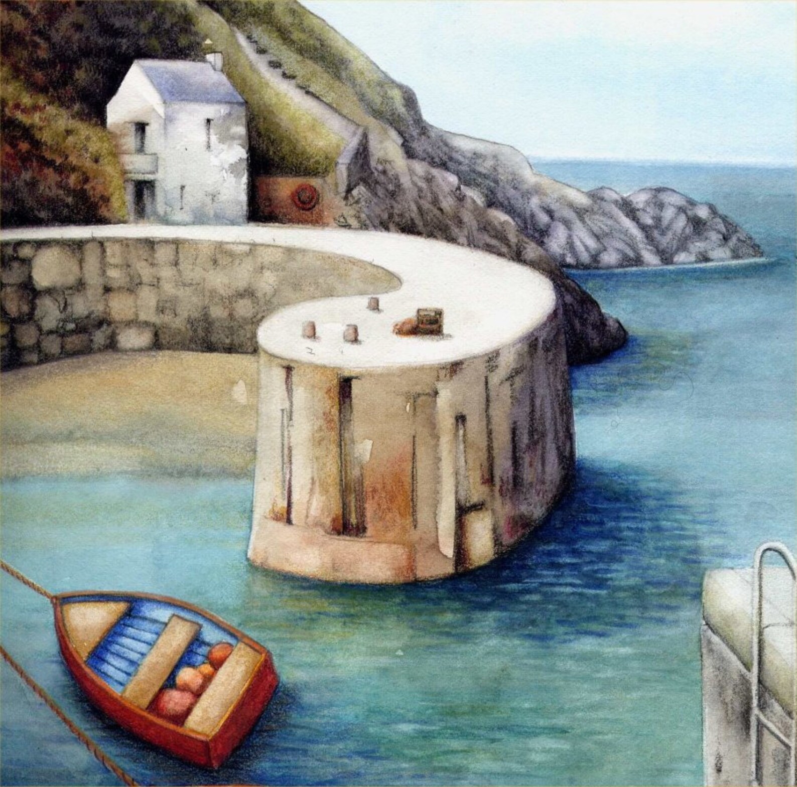 Porthgain Harbour | Archival Fine Art Print | Welsh Coast Landscape | 7 ...