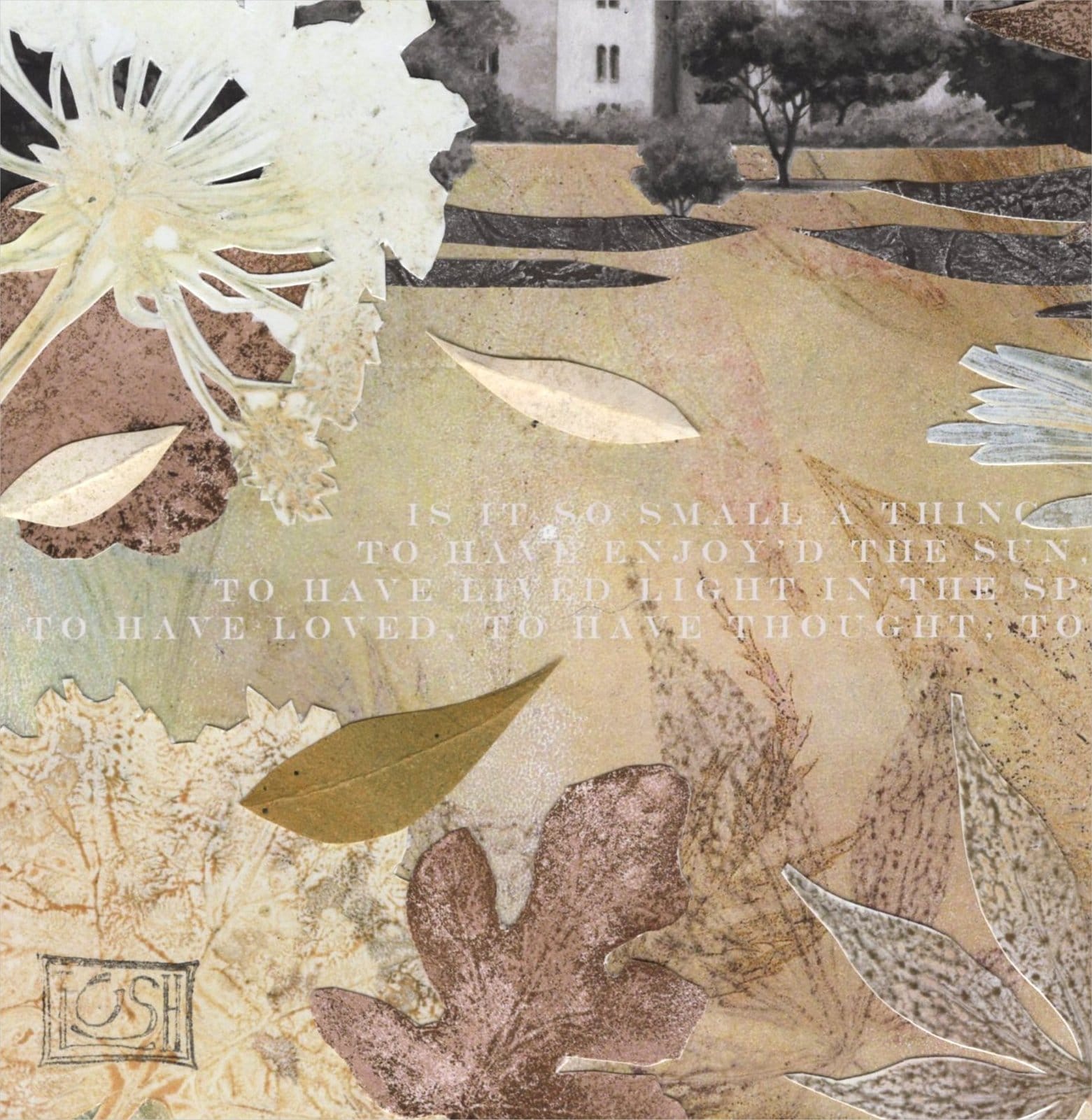 Cardiff Castle Wales | Original Collage | Welsh Castle | Leaf and ...