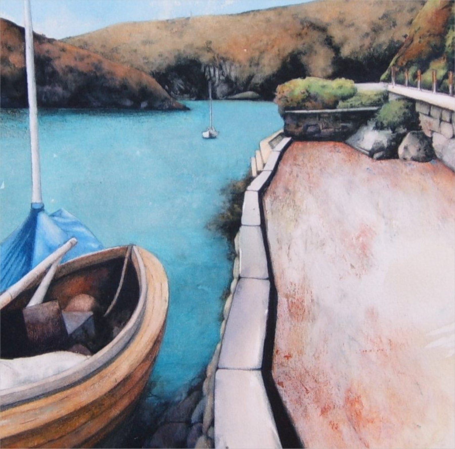 Solva Watercolour | Original Painting | Pembrokeshire Landscape ...