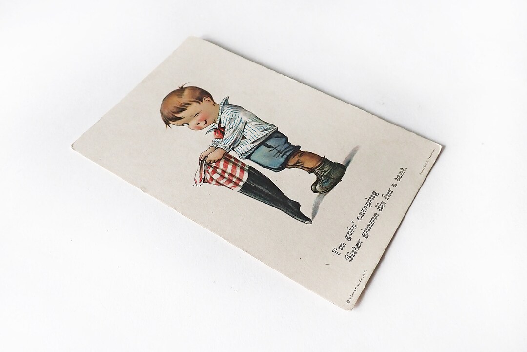 1920s Smile Messengers Funny Boy Postcard Comic 72 - Etsy
