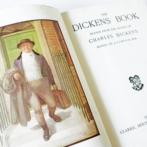 1938 the Dickens Book – Scenes From the Works of Charles Dickens - Etsy