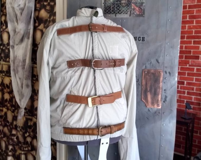 Straight Jacket, Halloween Prop, Insane Asylum, Costume, Restraint ...