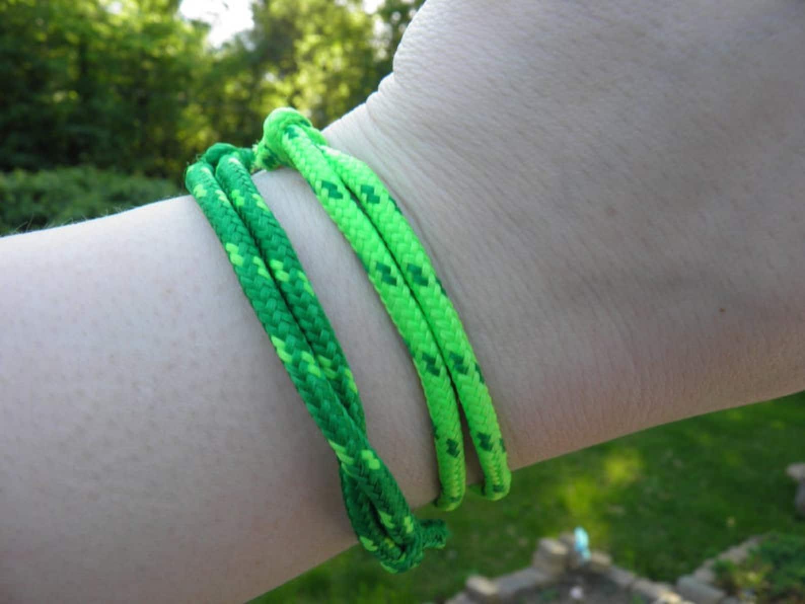 Vintage 90's Neon Color Woven Rope Adjustable Size - Etsy