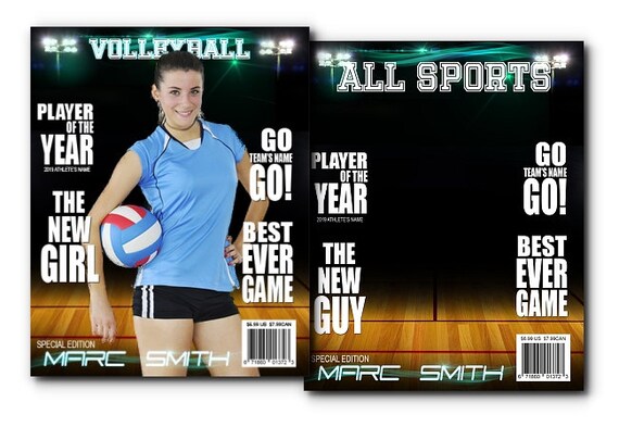 Sports Magazine Cover Template