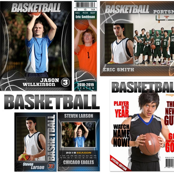 Basketball Templates - Etsy