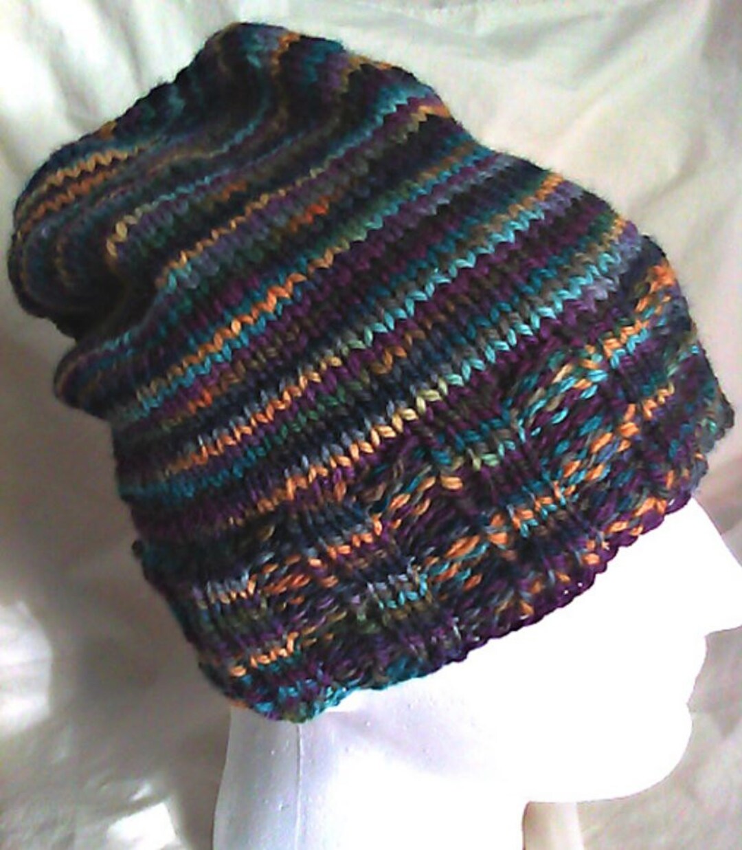 PDF Knitting Pattern Genesis Hat and Finger-less Mitts Skater Hat ...